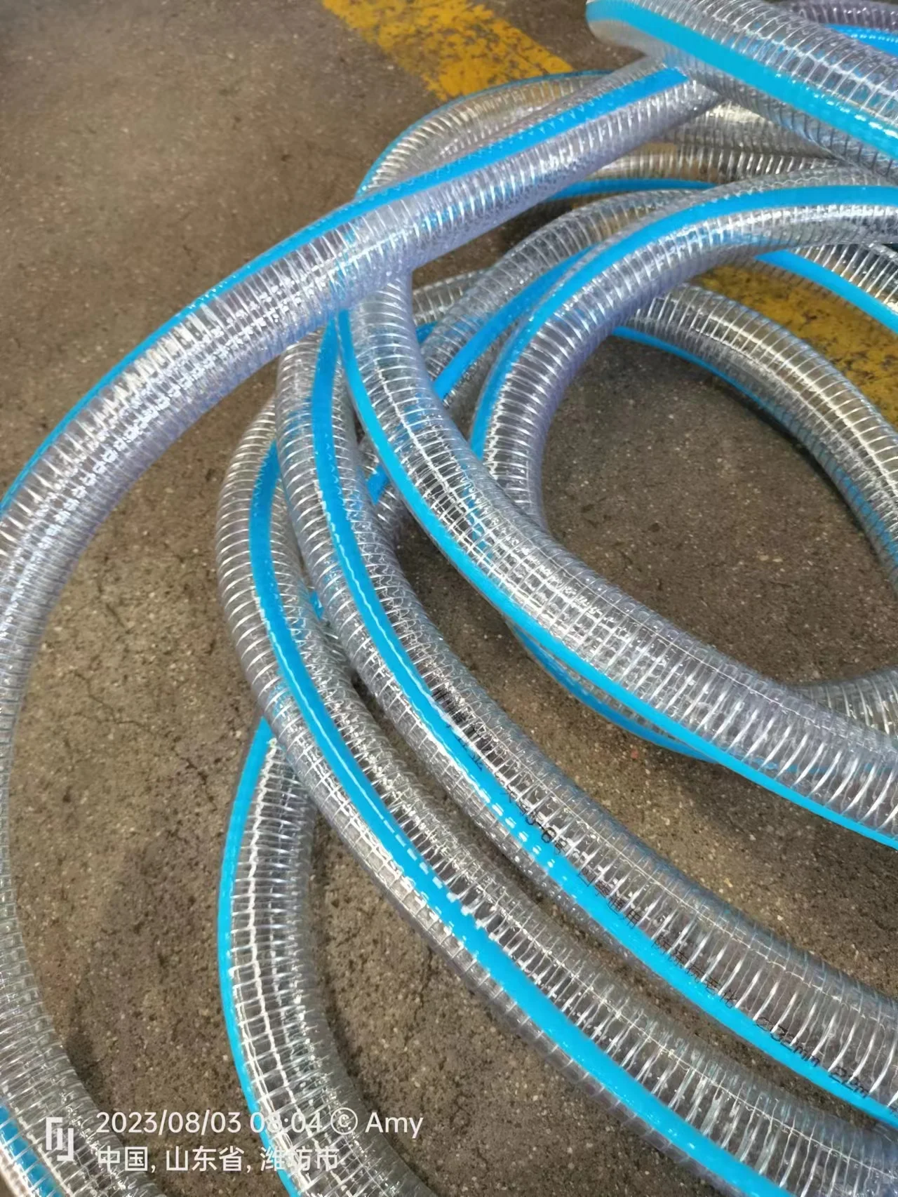 Pvc Granules Food Grade Pvc Spiral Steel Wire Hose Hygienic Pvc ...