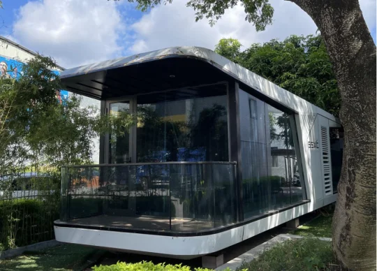 Modern Luxury Prefab Homes Solar Space Capsule House Minimalist Design ...