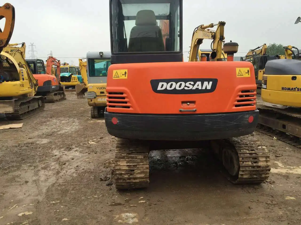 Used Excavator Doosan Dh55 Crawler Mini Excavator 5.5 Ton Korea ...