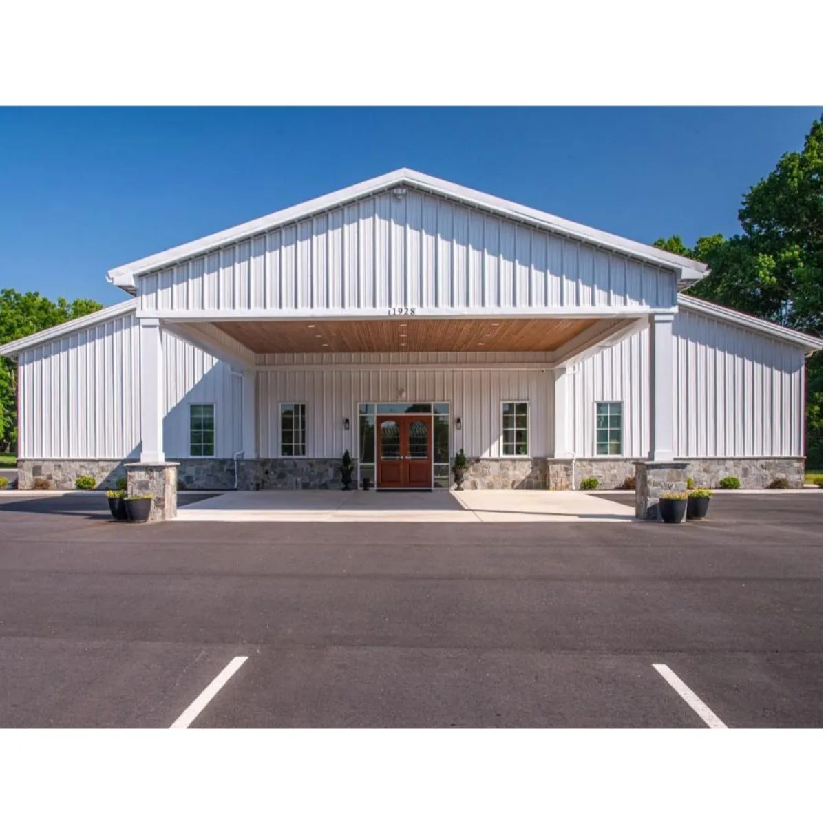 Prefab Steel Structure Church Building Community Metal Building - Buy ...