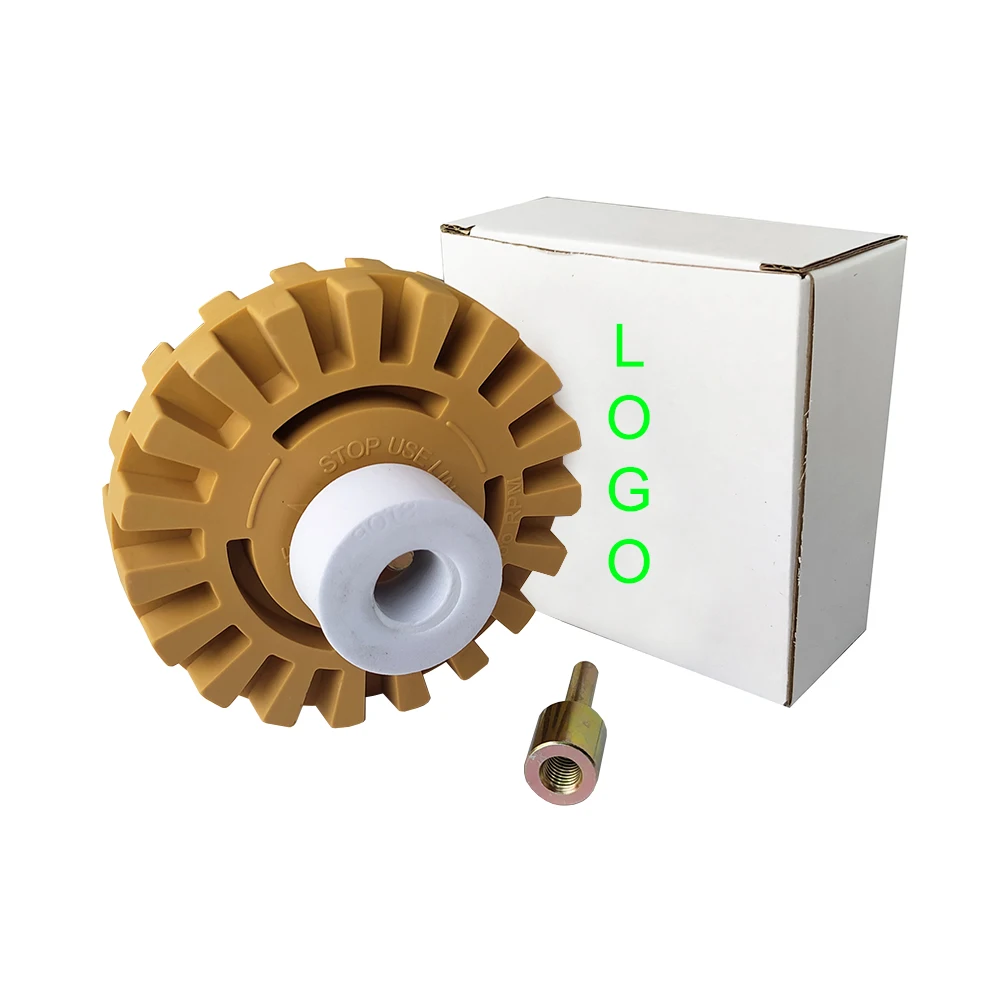 4 Inch 2.5cm Car Tire Polishing Wheel Decal Eraser Pneumatic Rubber ...