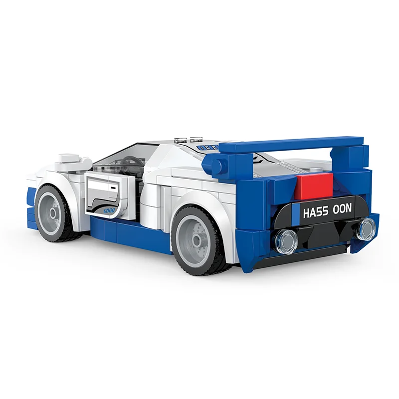 Cogo Plastic Diy Race Car Build Block Off-road Educational Car Building ...