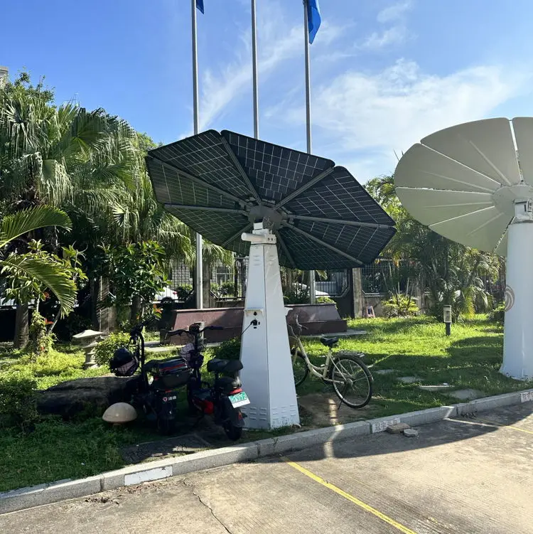 Outdoor Garden Smart Solar Flower System Domestic Photovoltaik-carport ...