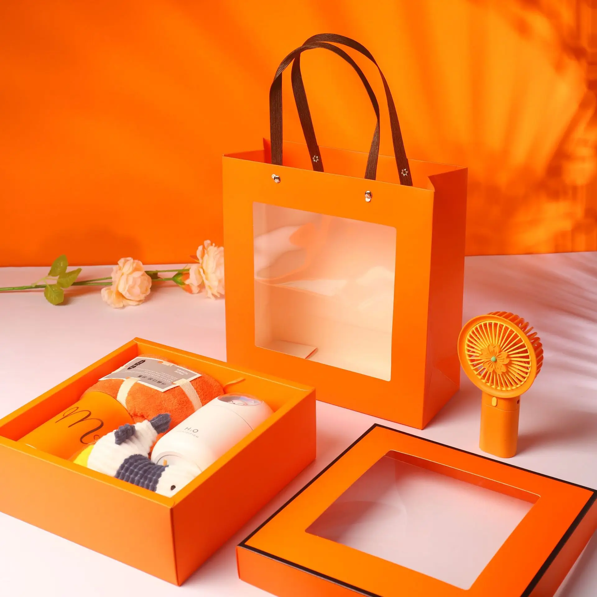 Luxury Cardboard Paper Packaging Box And Bag Valentines Day Custom Gift ...