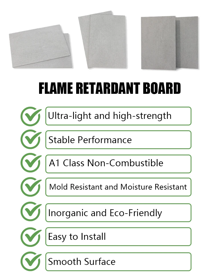 Modern Fibro Cement Pane Fiber Cement Boards Grey Calcium Silicate Wall ...