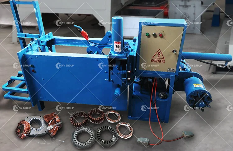 Electric Motor Stator Copper Wire Pulling Copper Recycling Machine ...