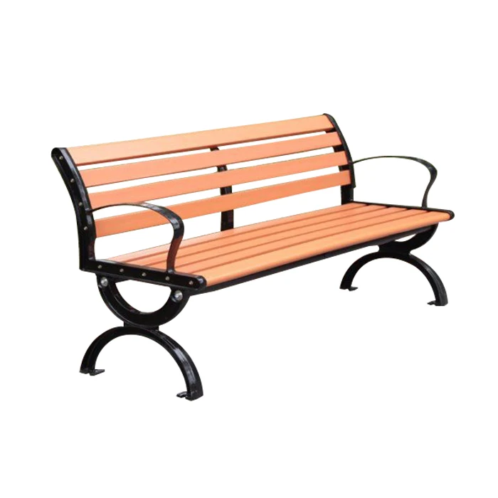 Outdoor Wpc Composite Plastic Wood Public Park Bench - Buy Park Bench ...