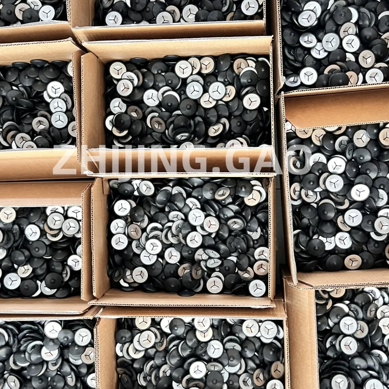 PE Domed Insulation Pin Caps - Self Locking Washers