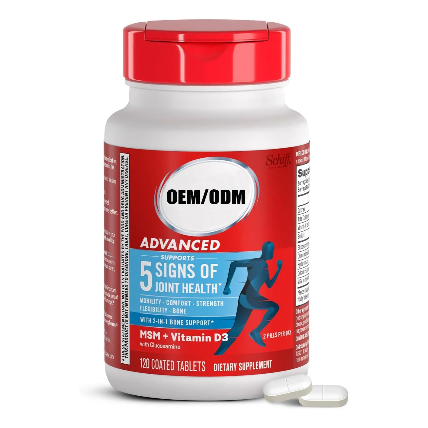 Vitamin D3 Glucosamine Chondroitin Msm Joint Support Supplement For ...