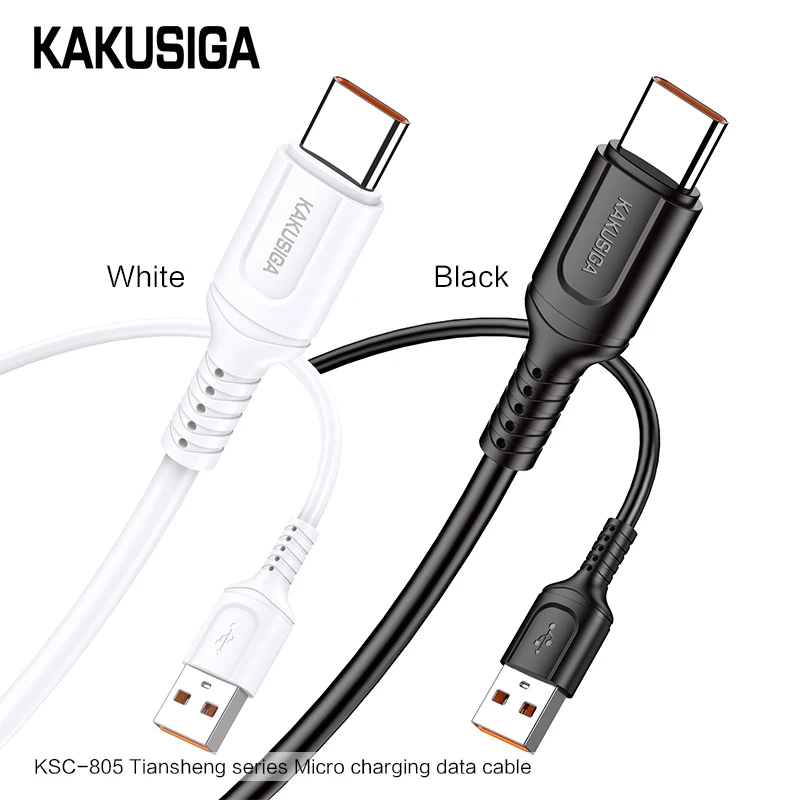 Kakusiga 2023 New Usb Type C Cable Quick Charge Usb-c Fast Charging Mobile Phone Data Cable ...