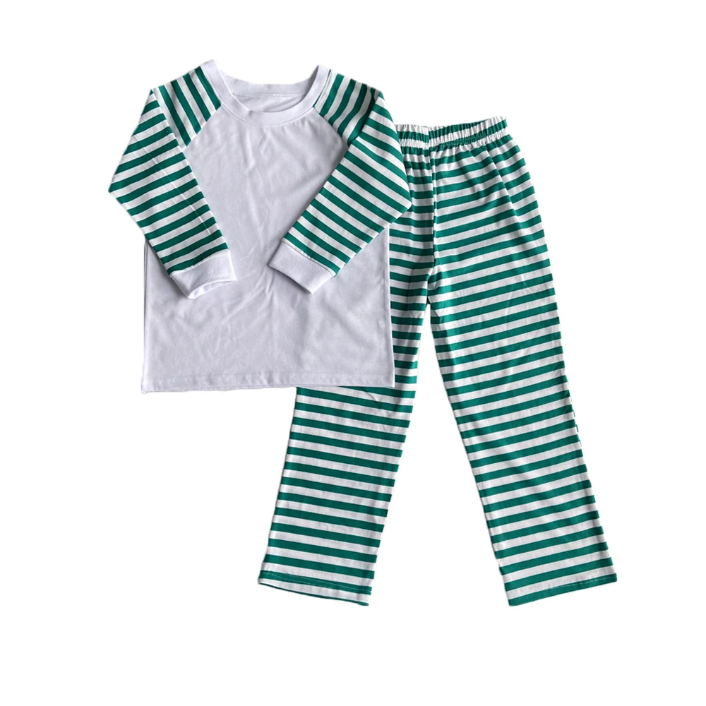 Custom Polyester Sublimation Blanks Kids Pyjamas Personalised Christmas ...