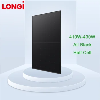 Longi Hi-mo 6 Explorer Lr5-54htb 410-430m Pv Solar Panels Module In Bifacial Full Black Solar ...