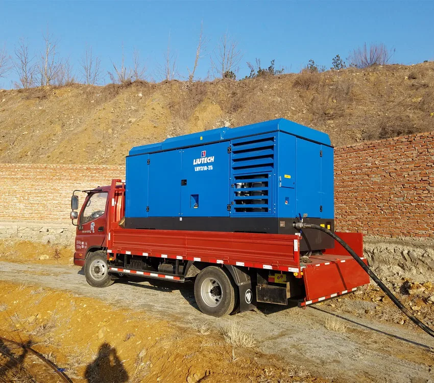 Liutech Luy310-25 25bar 1095cfm 295kw Portable Diesel Air Compressors ...