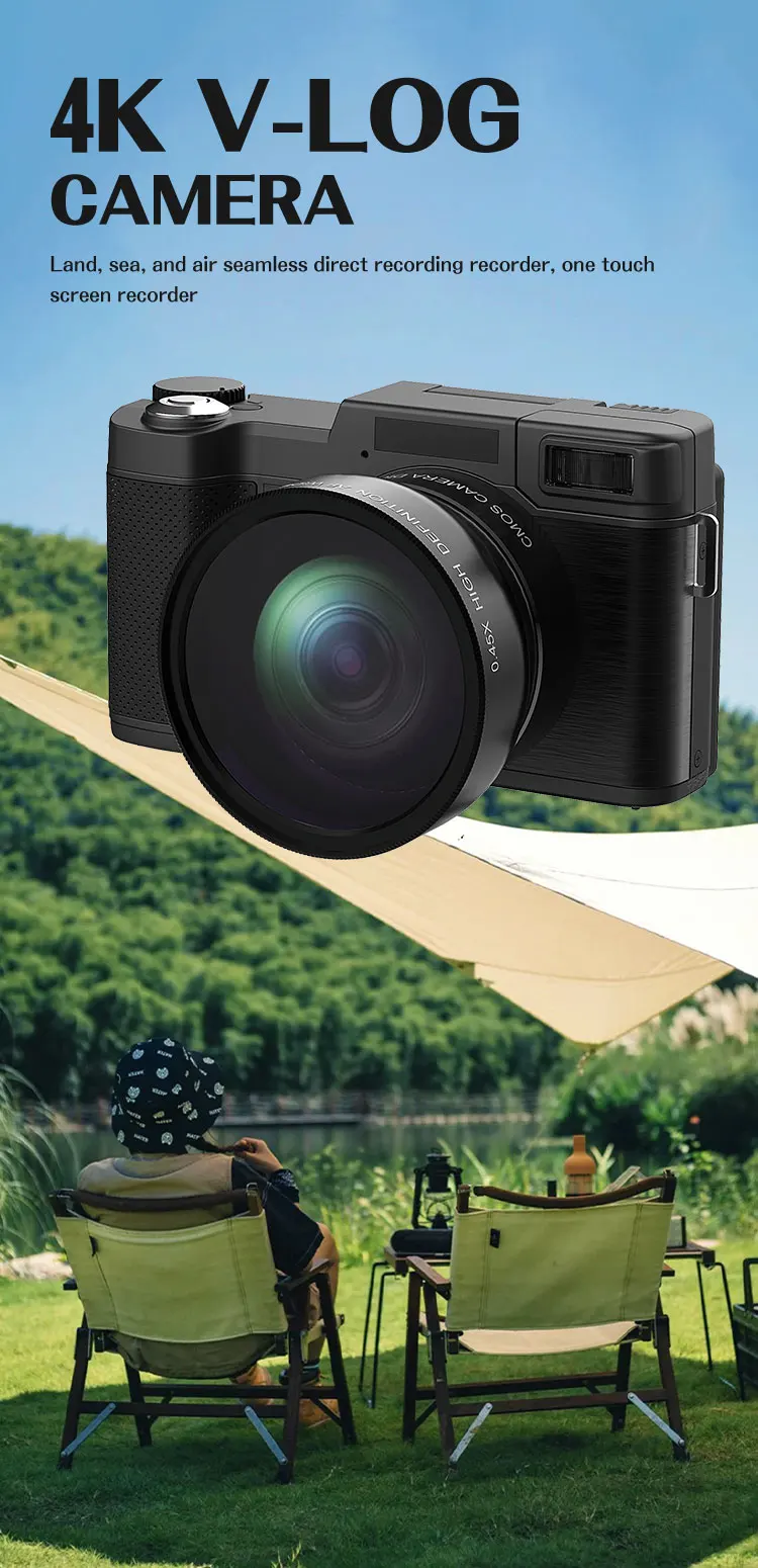 Digital Cameras Photography 4k 48mp Vlogging Camera Youtube Video Cam ...