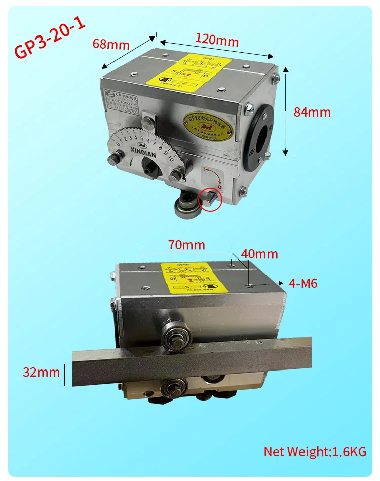 Qipang Rolling Ring Traverse Drive Textile Winder Machine Traverse Unit ...