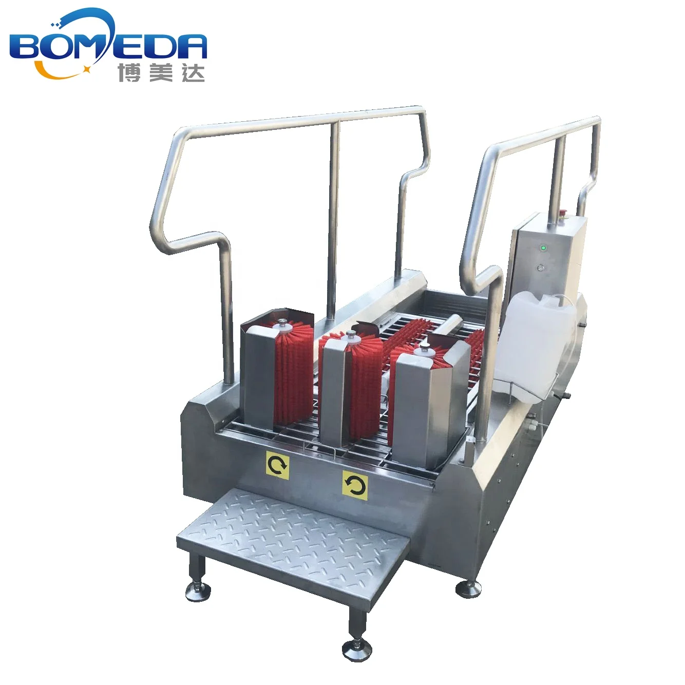 Hygienic Gate for Industrial Food Workers - Disinfection