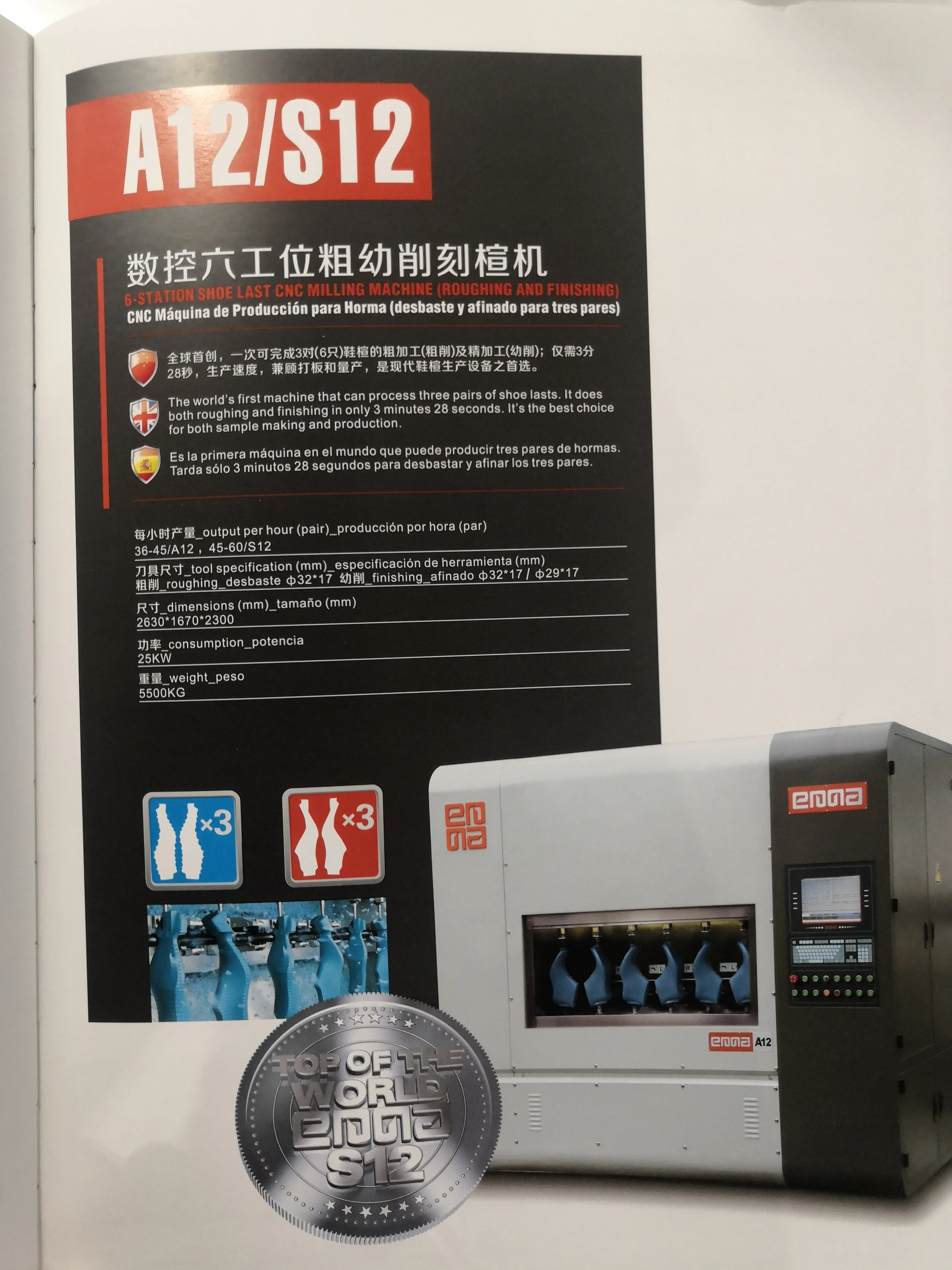 Shoe Last Cnc Milling Machine High Speed High Productivity Cnc Fully ...