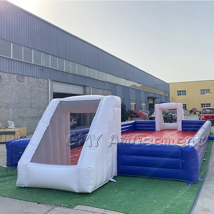 Customized 12x6m Inflatable Soccer Field with Free Air Pump Durable PVC ...