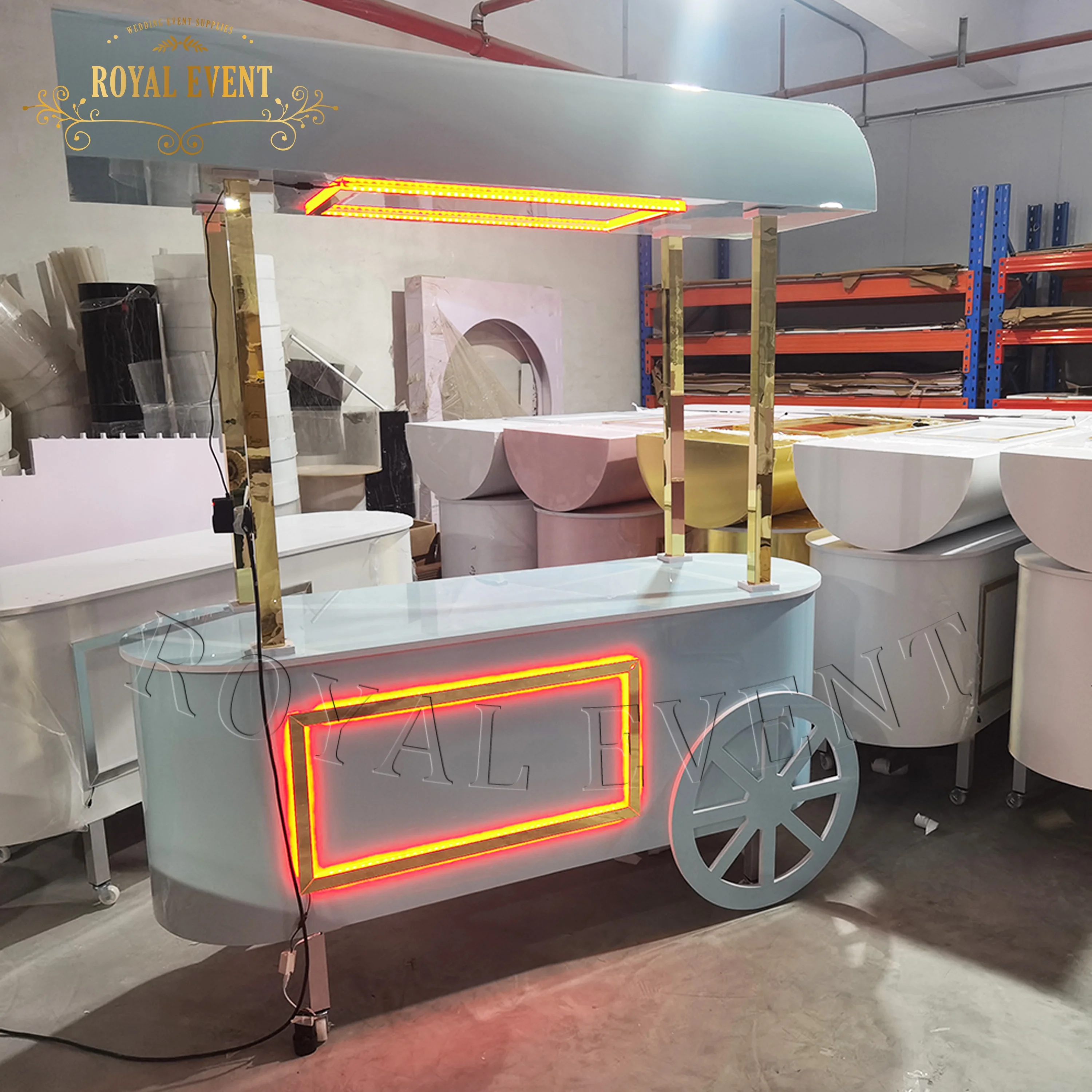 Event Cart for Sale - Custom Dessert Cart with Wheels