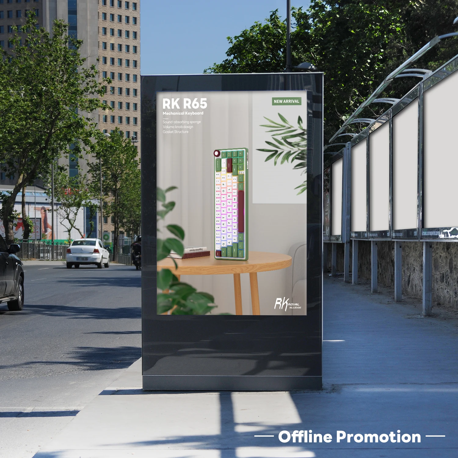 Royal Kludge RK R65 Mechanical Keyboard - 66 Keys RGB