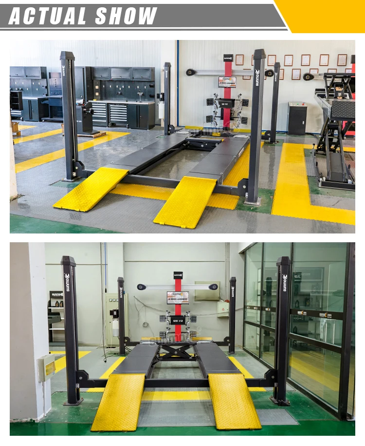 Sunmo 2024 New 3d Wheel Alignment Full Set Four Wheel Alignment Machine ...