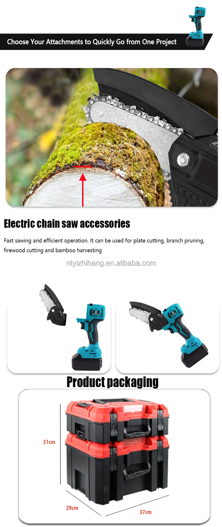 Professional Cordless Impact Drill, Jig Saw & Angle Grinder Combo Set - 15 Piece Multi-Function ...