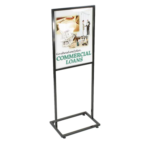 Metal Steel Floor Standing Poster Display Stand Sign Holder - Buy ...