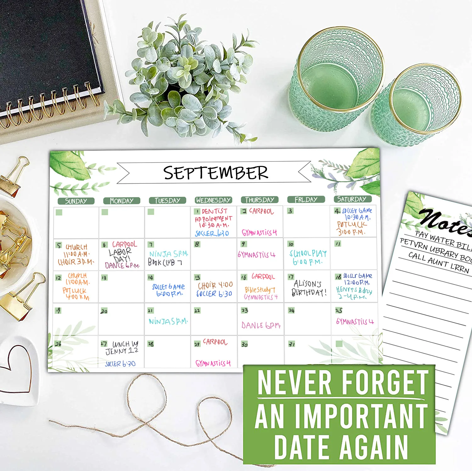 Magnetic Monthly Calendar Magnetic Dry Erase Whiteboard Planner For ...