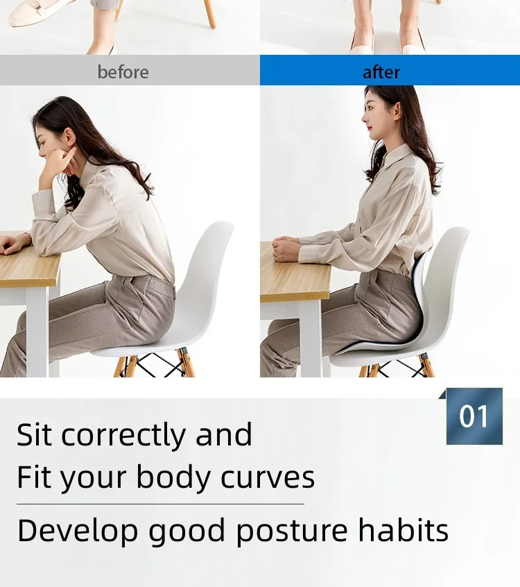 Office Long-Sitting Artifact Sitting Posture Correction Hip Waist ...