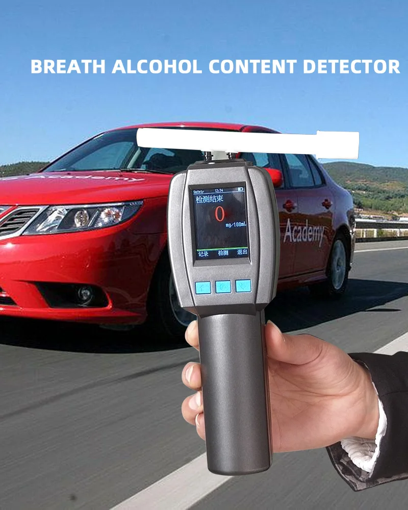 Rapid Mobile Digital Breathalyzer - Manual Operated Alcohol Tester with ...