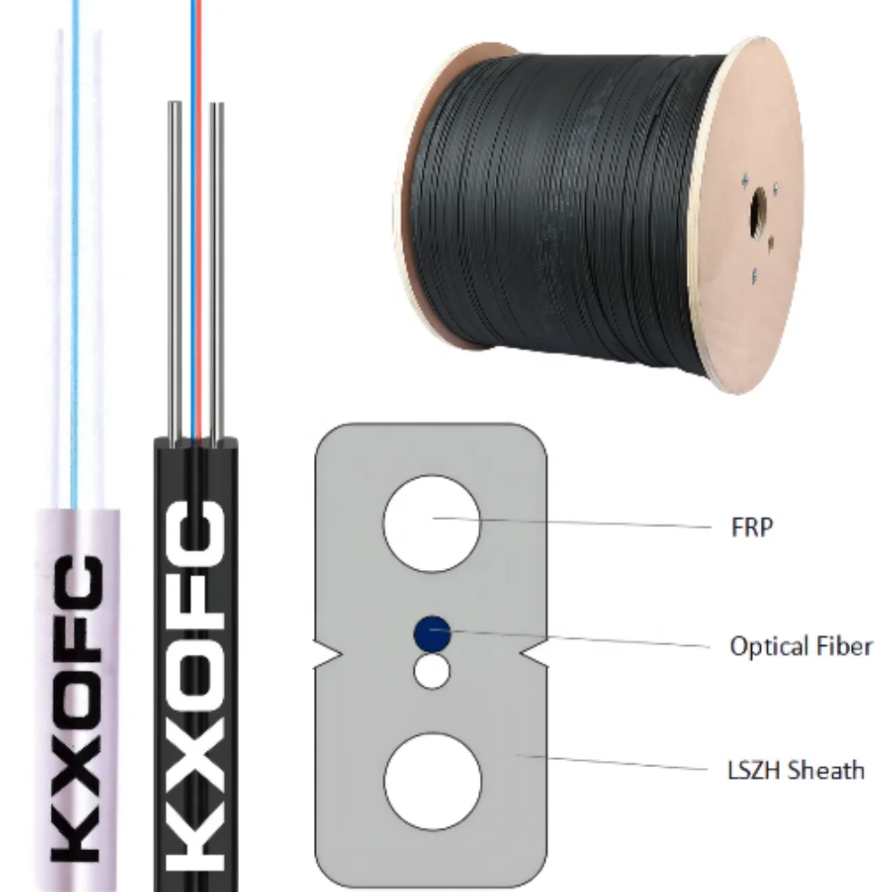 Pre-connectorized Optical Fibre Cable Sc Upc Apc 1 2 Core Indoor ...