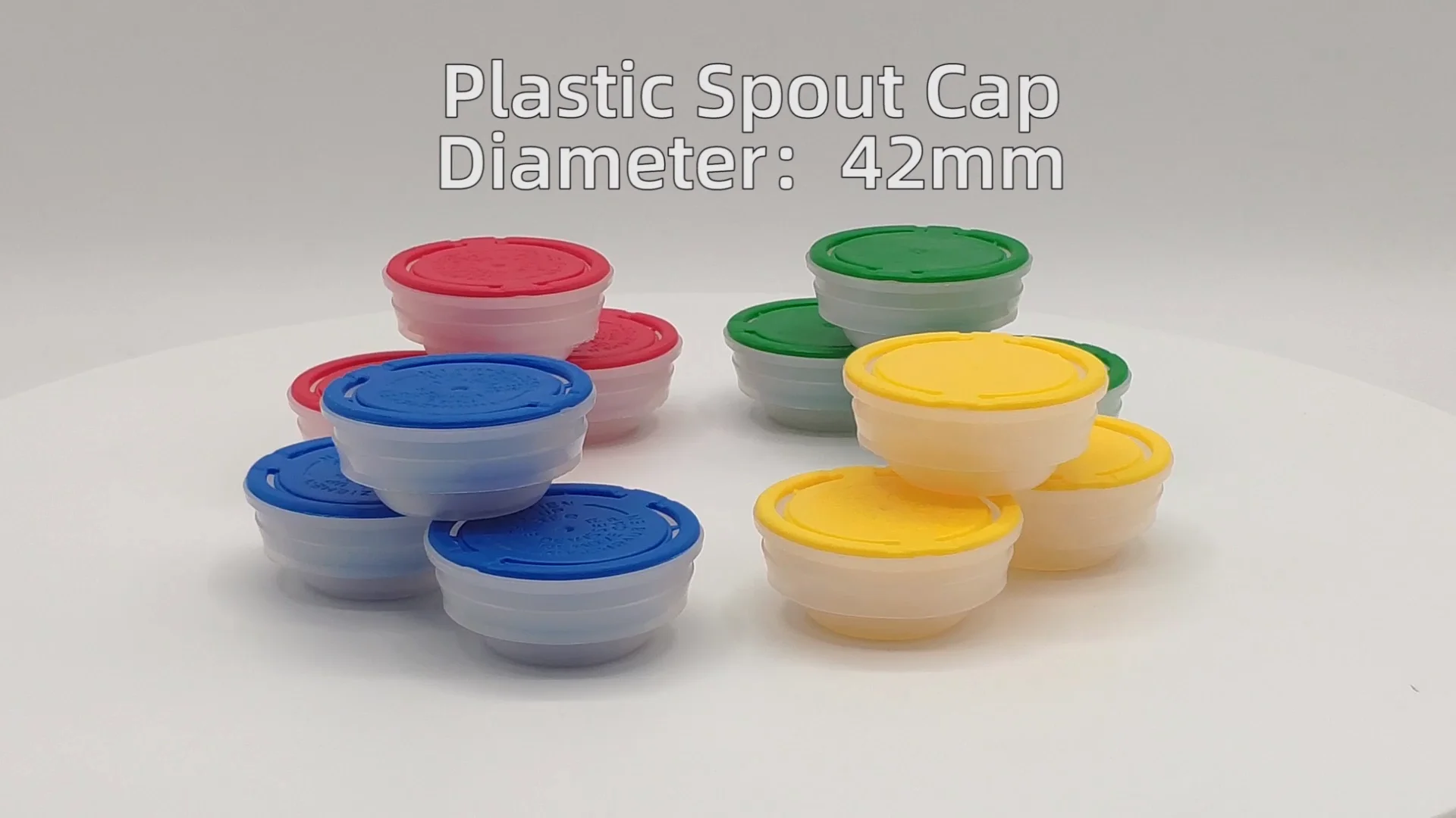 Plastic Accessories 42mm Plastic Cap Press Fit Spout Caps For Metal Tin ...