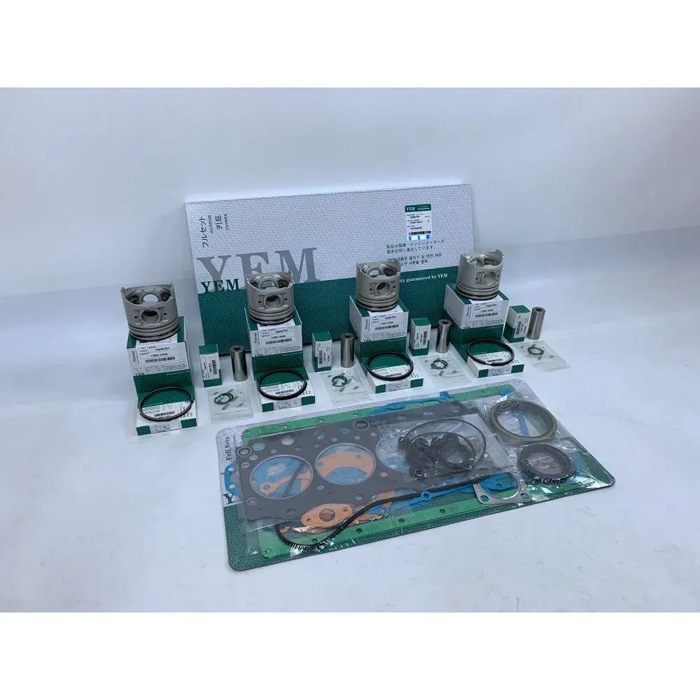 4d56 Engine Rebuilding Kit With Full Gasket Set Cylinder Piston Rings ...