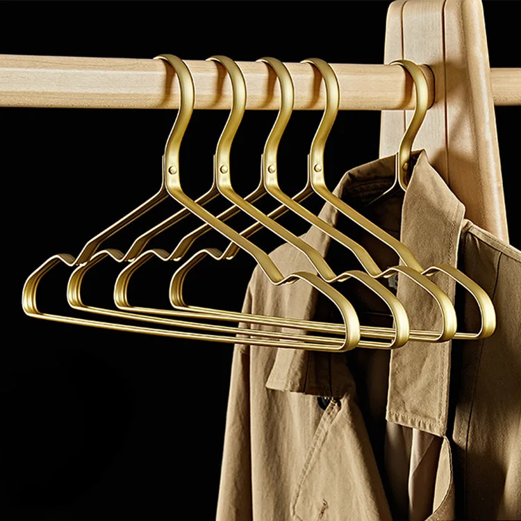 Premium Gold Aluminum Coat Hangers| Alibaba.com
