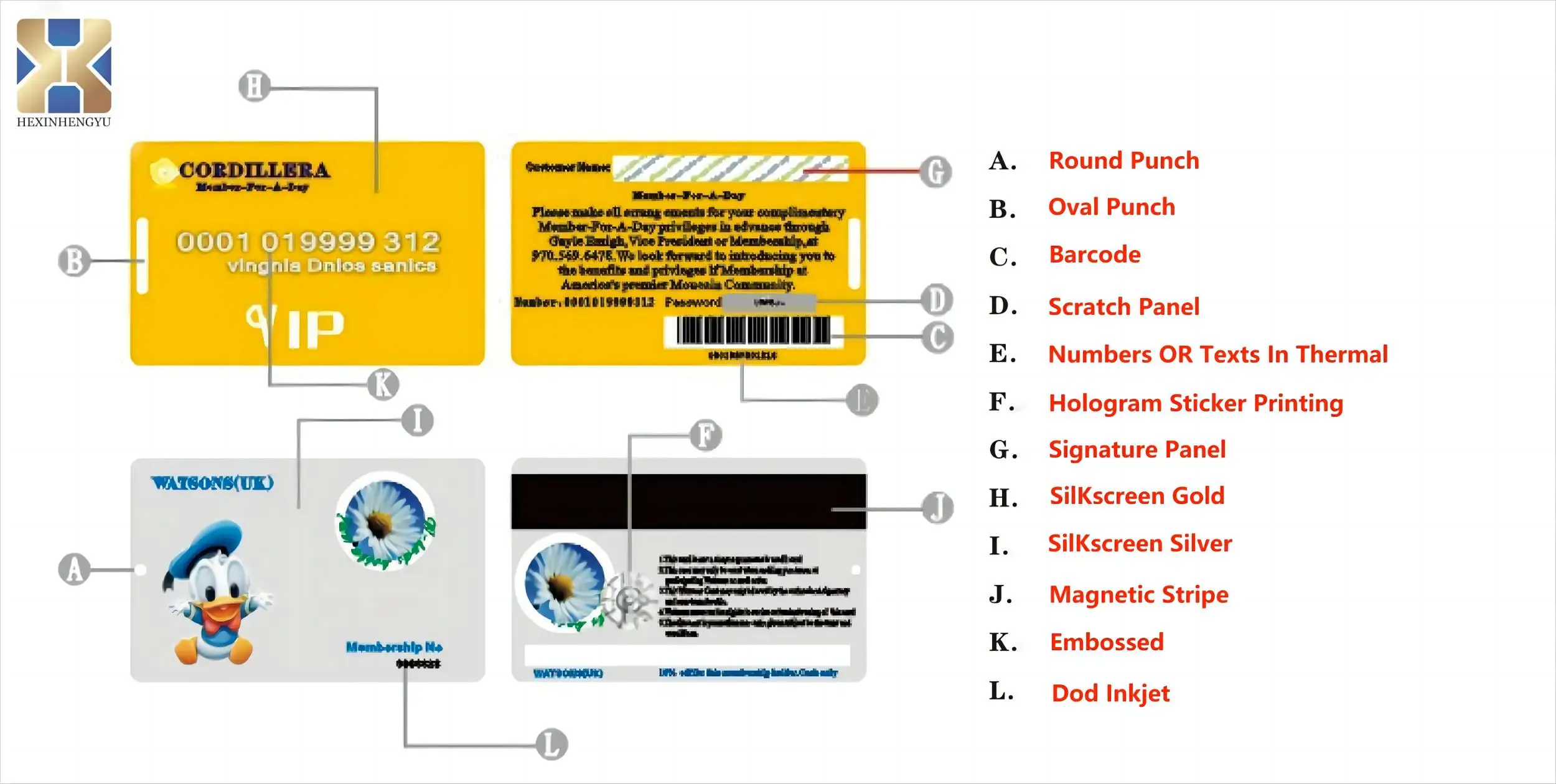 Professional Custom Spot Uv Custom Printing Cards Business Membership ...