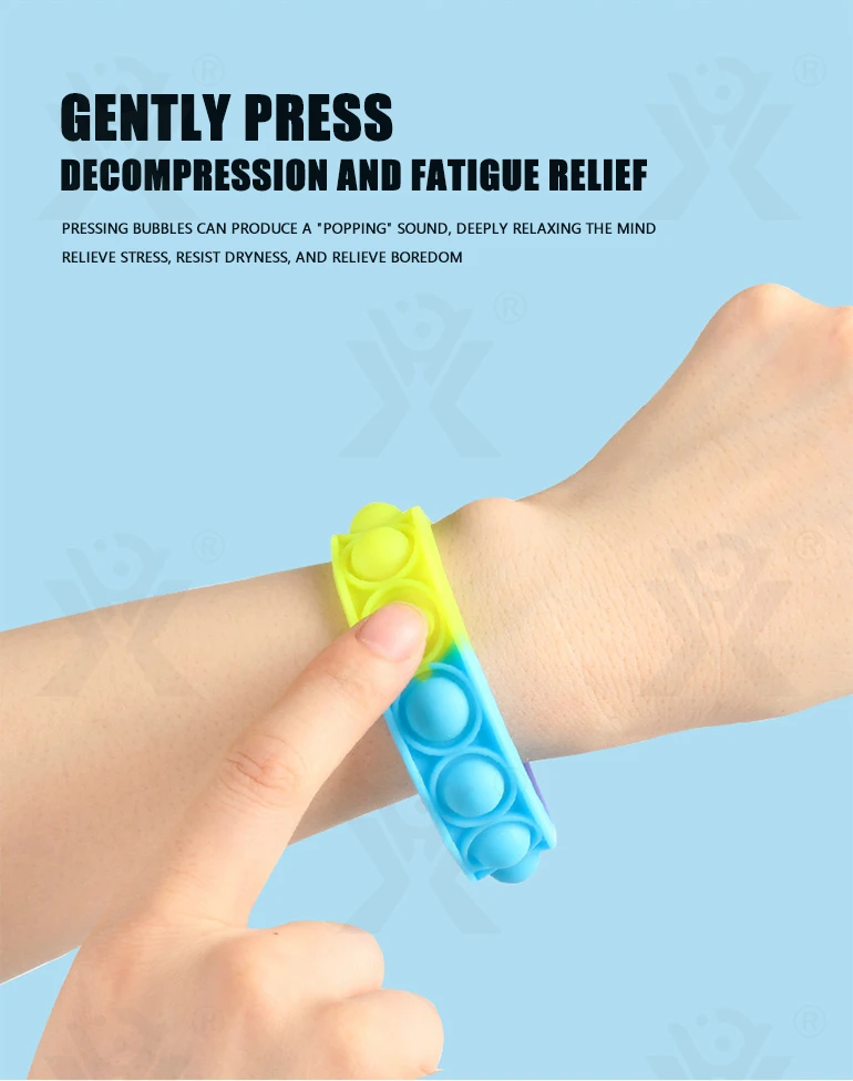 Chengji Bubble Poppers - Stress Relief Fidget Toy Wristbands