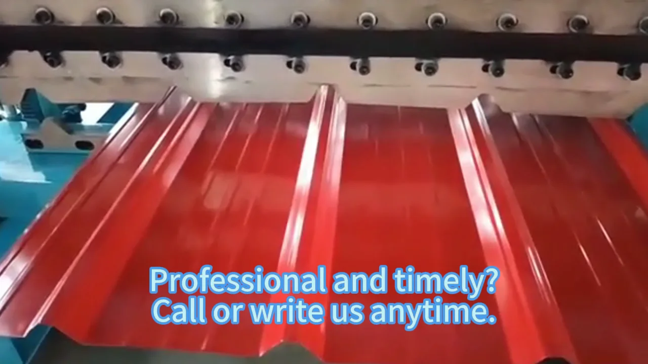 Corrugated Tile Roof And Wall Panel Roll Forming Machine Three Layers ...