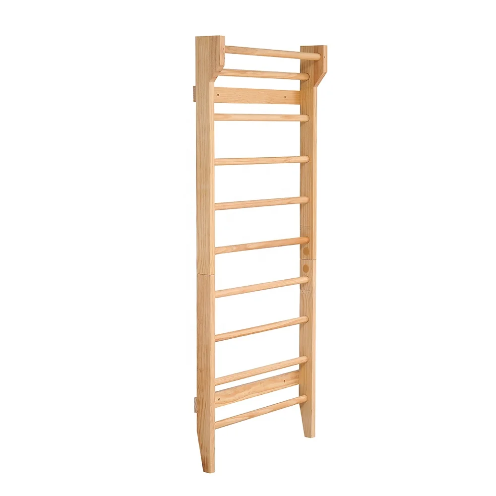 Pine Wood Gymnastic Mount Pull Up Stall Bar On Wall - Buy Pull Up Bar ...
