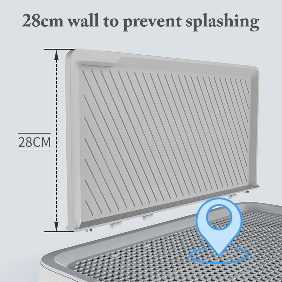 Portable Folding Travel Pet Litter Box Dog Toilet Tray Folding Cat ...