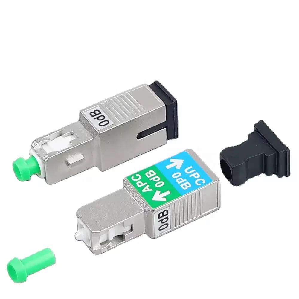 Hybrid Fiber Optic Adapter Single Mode SC/APC Female to SC/UPC Male ...