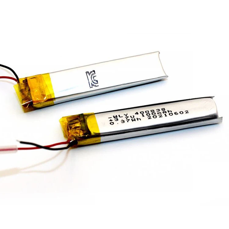 Small Rechargeable 103450 3.7V 2000mah Lithium Ion Battery