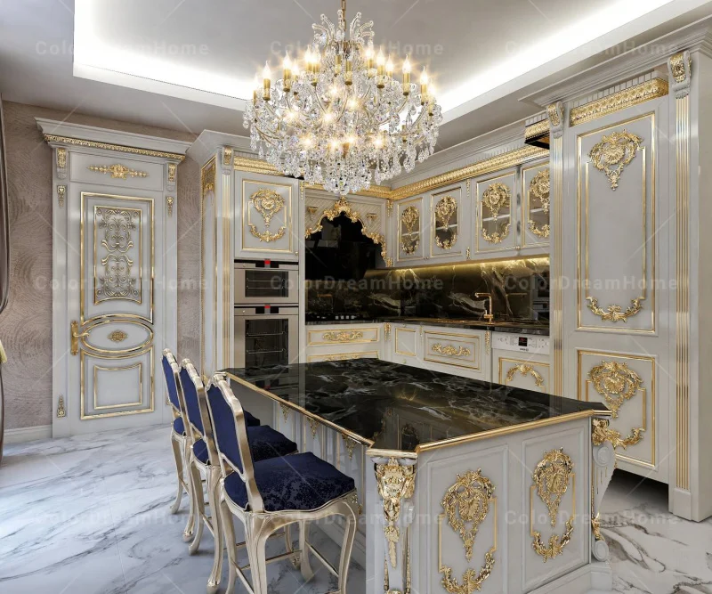 Custom Turkey Style Kitchen Cabinet Modular Lacquer Kitchen Island ...