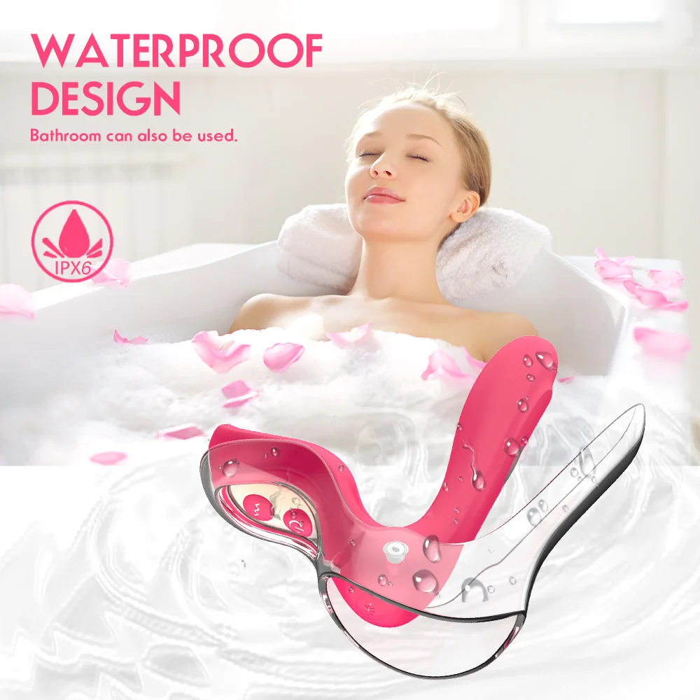 Pubic Vagina And Anus Expander Slapping Tongue Licking Multifunctional Wearable Sex Toys For