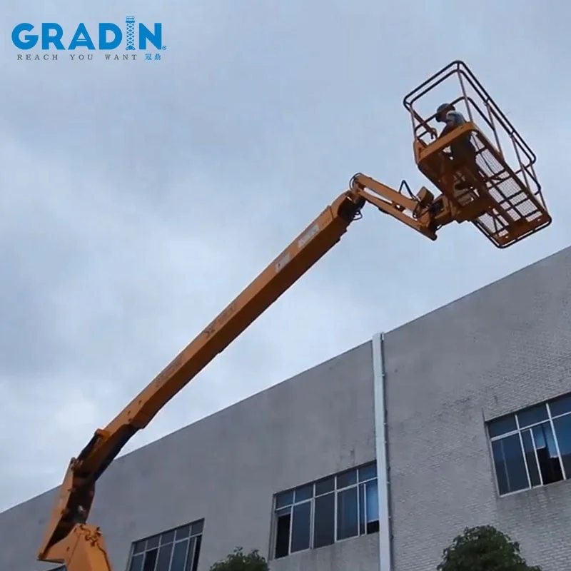 26m Meter Articulated Boom Lift Self-propelled Articulating Boom Lift ...