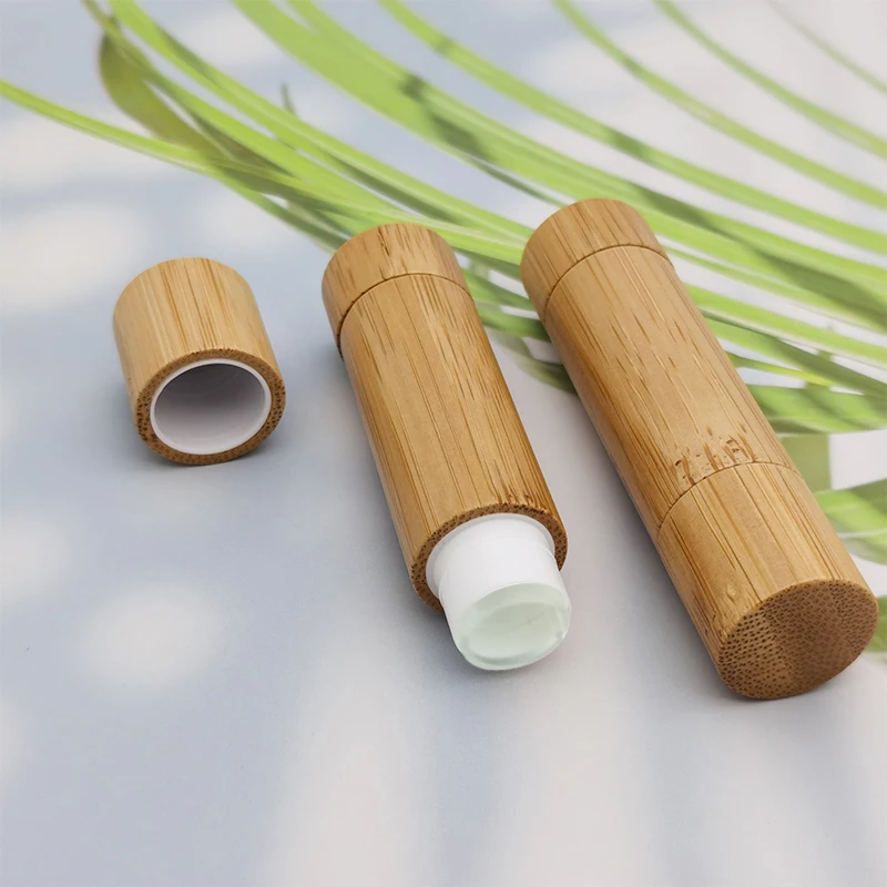 5g Eco Friendly Bamboo Lipstick Lip Balm Tube - Wholesale