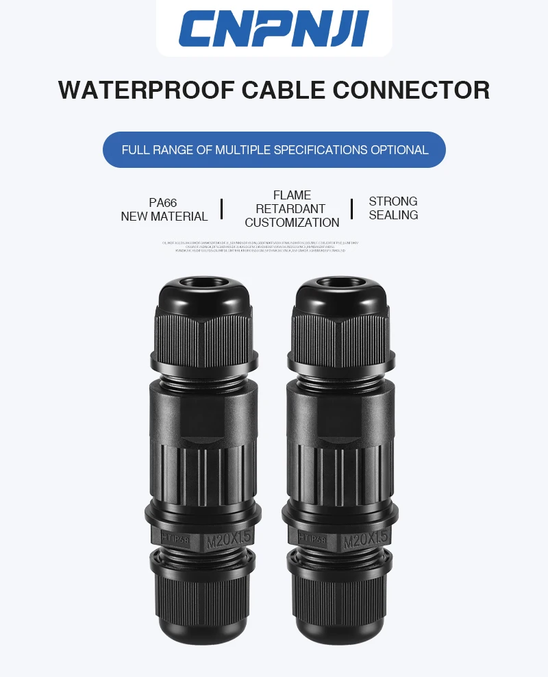 IP68 Weatherproof EPDM Rubber Sealing Insert Nylon PA66