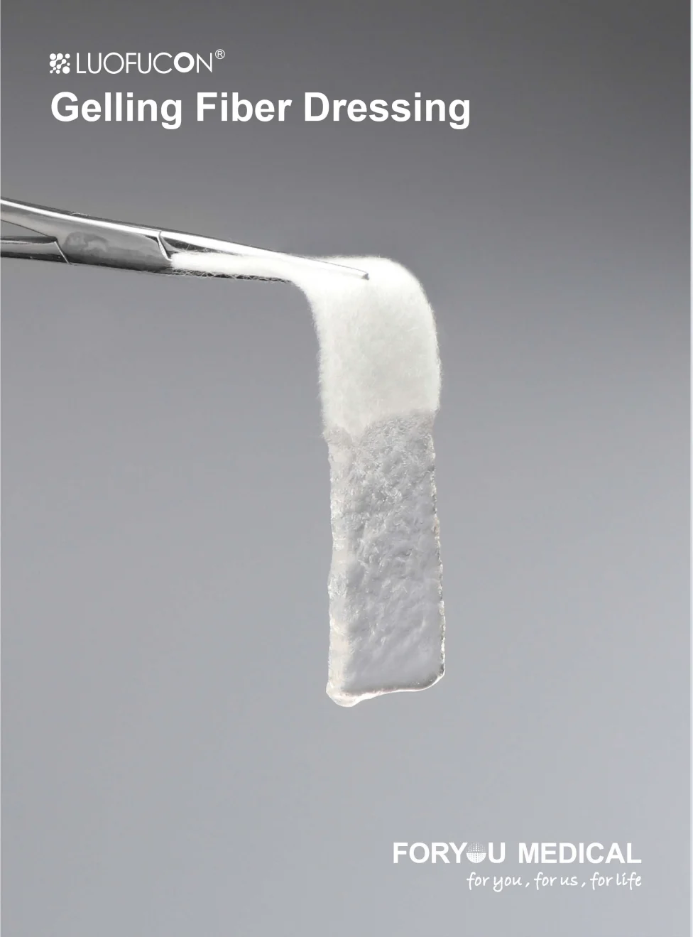 ISO Registered Gelling Fiber Wound Dressing Antimicrobial for Hospital ...