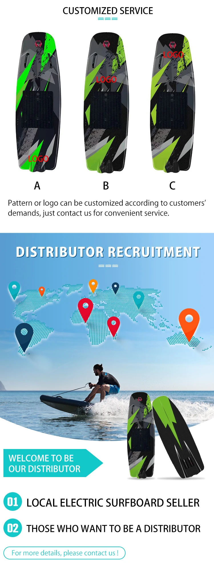 Customizable Motor Hydrofoil Jet Board for European & American Markets