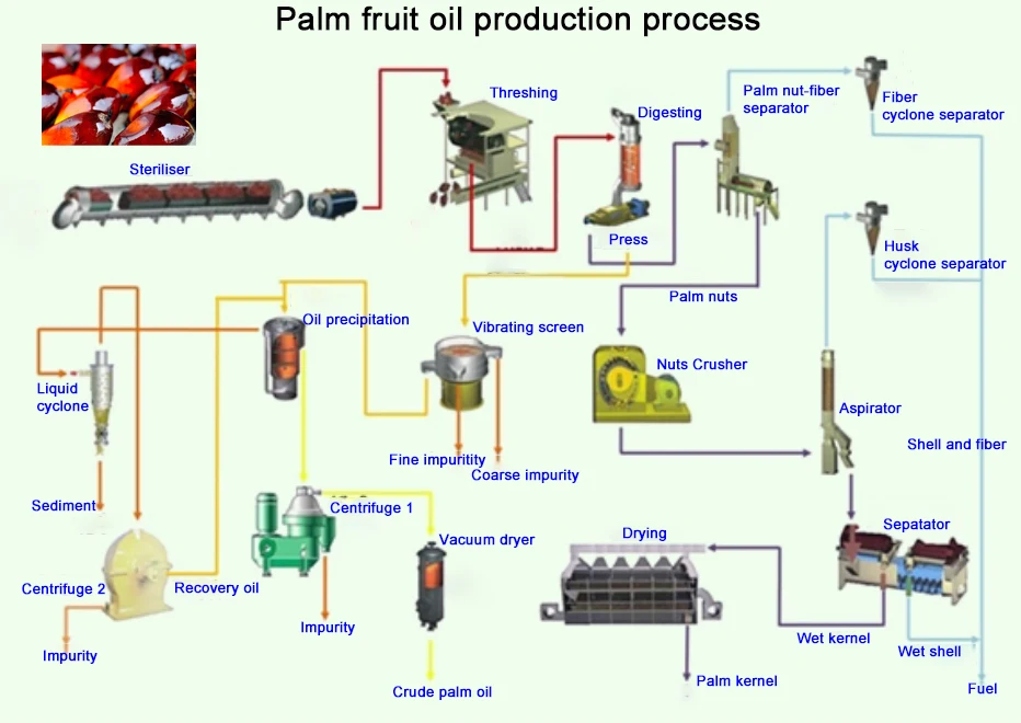 80 Tons Palm Oil Professing Machine - Efficient & Durable