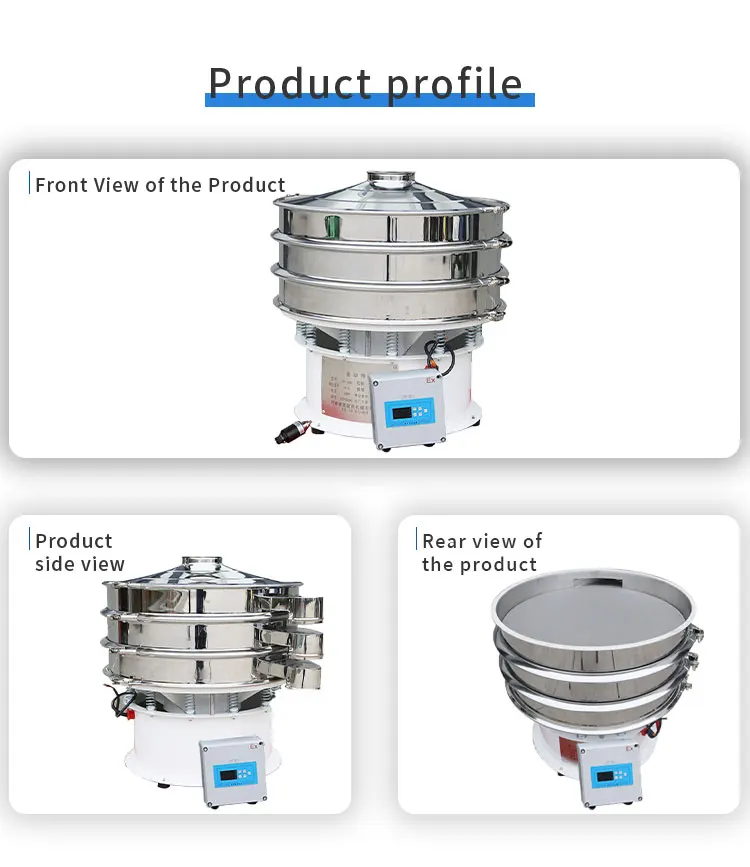 Industrial Precise Size Classification Ultrasonic Sieve Machine for ...